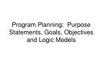 PPT - Using Logic Models for Program Planning and Evaluation PowerPoint ...