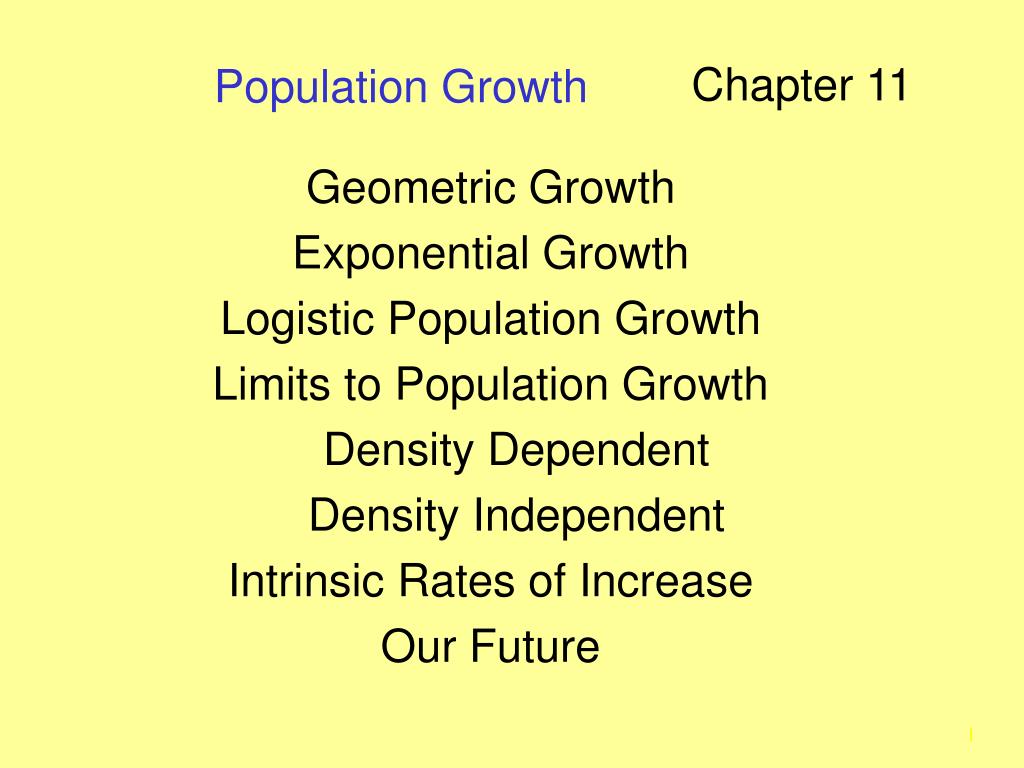 PPT - Population Growth PowerPoint Presentation, free download - ID:1304334