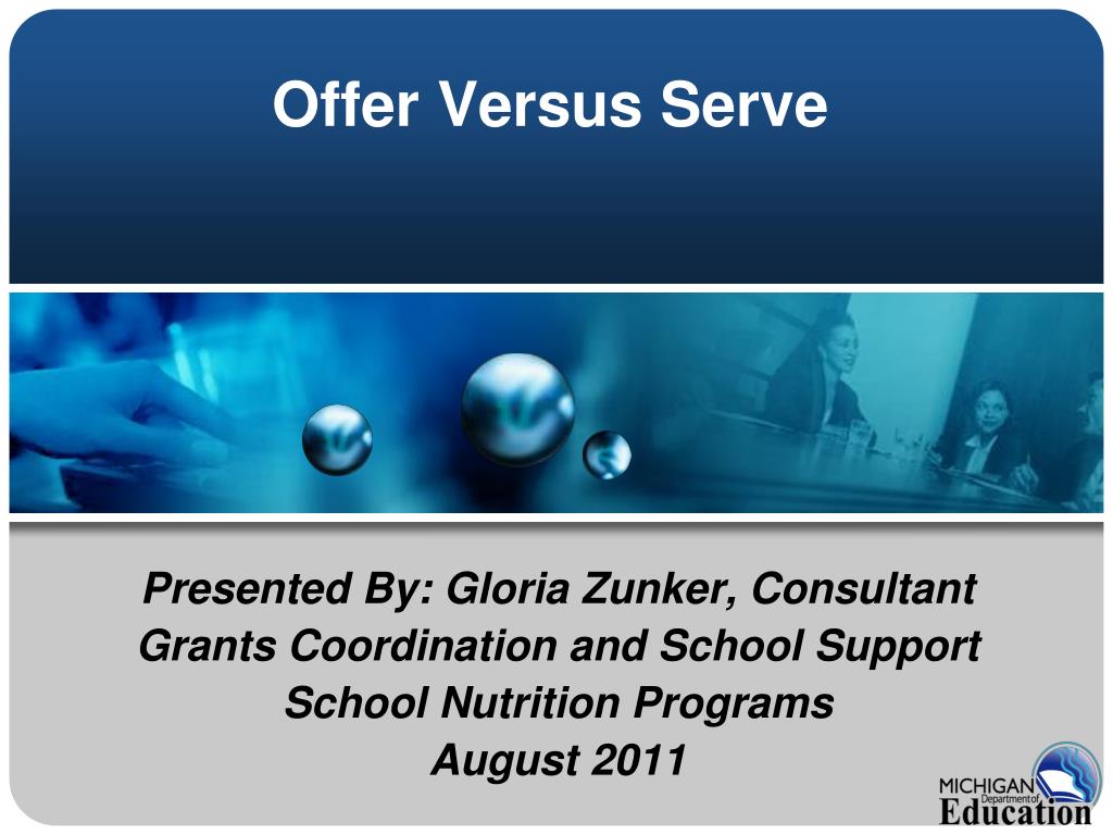 PPT - Offer Versus Serve PowerPoint Presentation, free download - ID ...