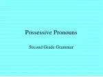 PPT - Possessive Pronouns PowerPoint Presentation, free download - ID ...