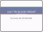 PPT - Rh Blood Group System PowerPoint Presentation, free download - ID ...