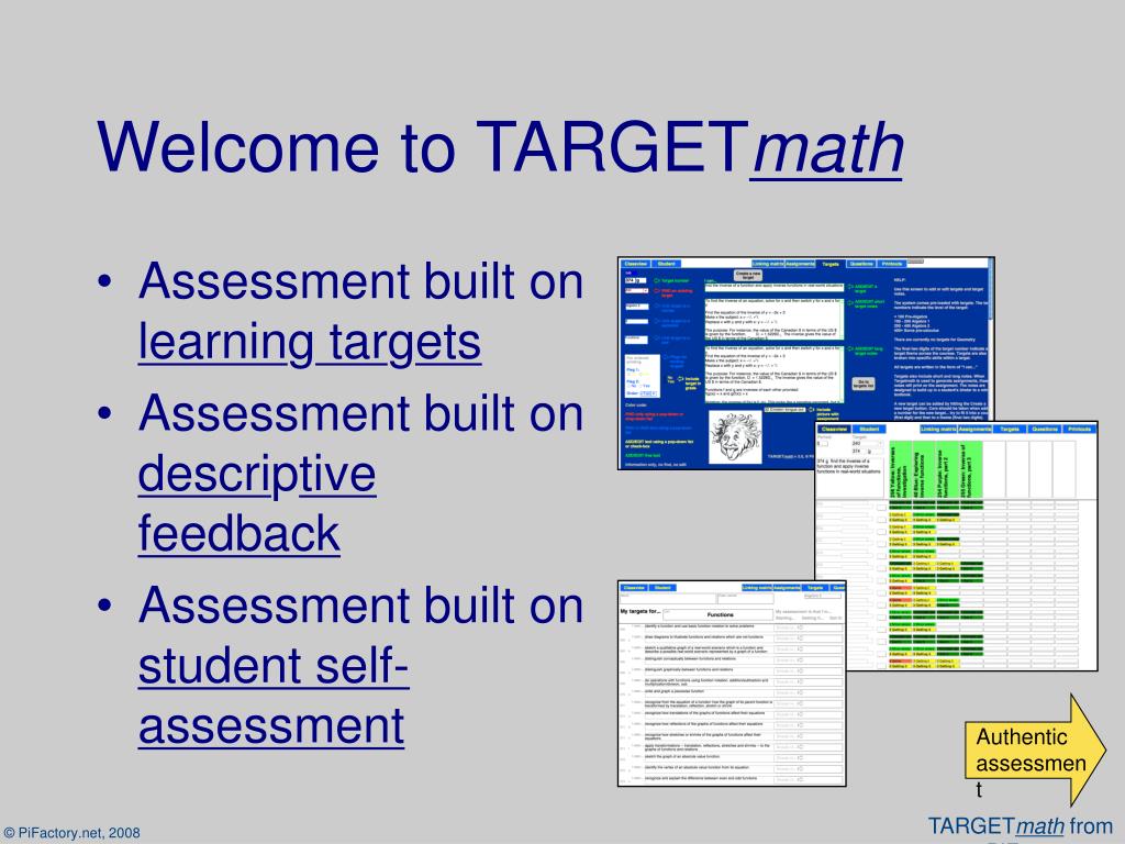 PPT - Welcome to TARGET math PowerPoint Presentation, free download ...