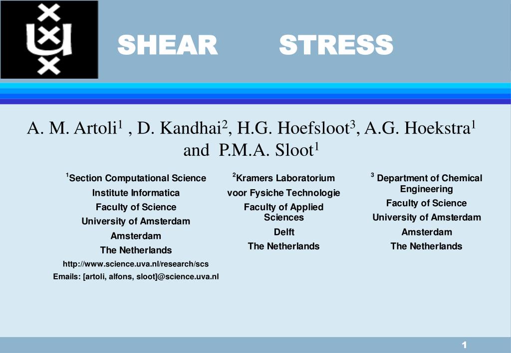 PPT - SHEAR STRESS PowerPoint Presentation, free download - ID:1308592