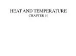 PPT - Chapter 12 Temperature and Heat PowerPoint Presentation, free ...
