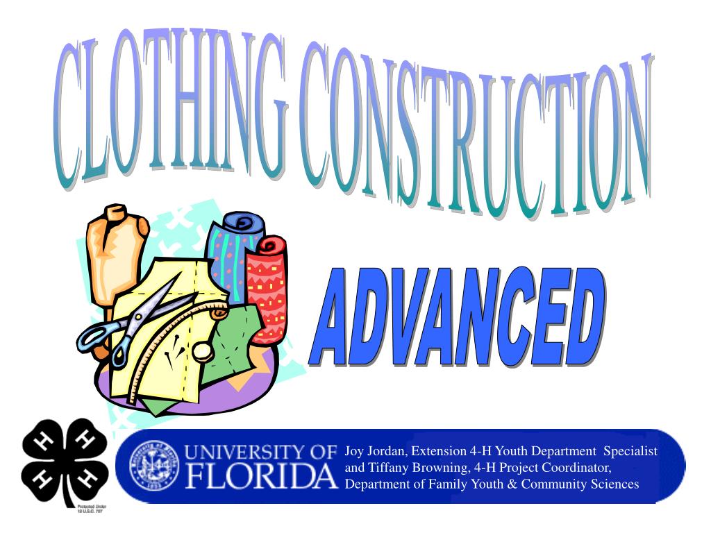 PPT - CLOTHING CONSTRUCTION PowerPoint Presentation, free download - ID ...