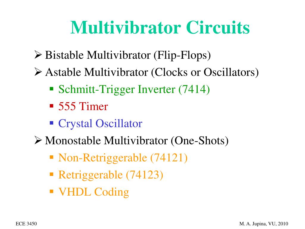 PPT - Multivibrator Circuits PowerPoint Presentation, free download ...
