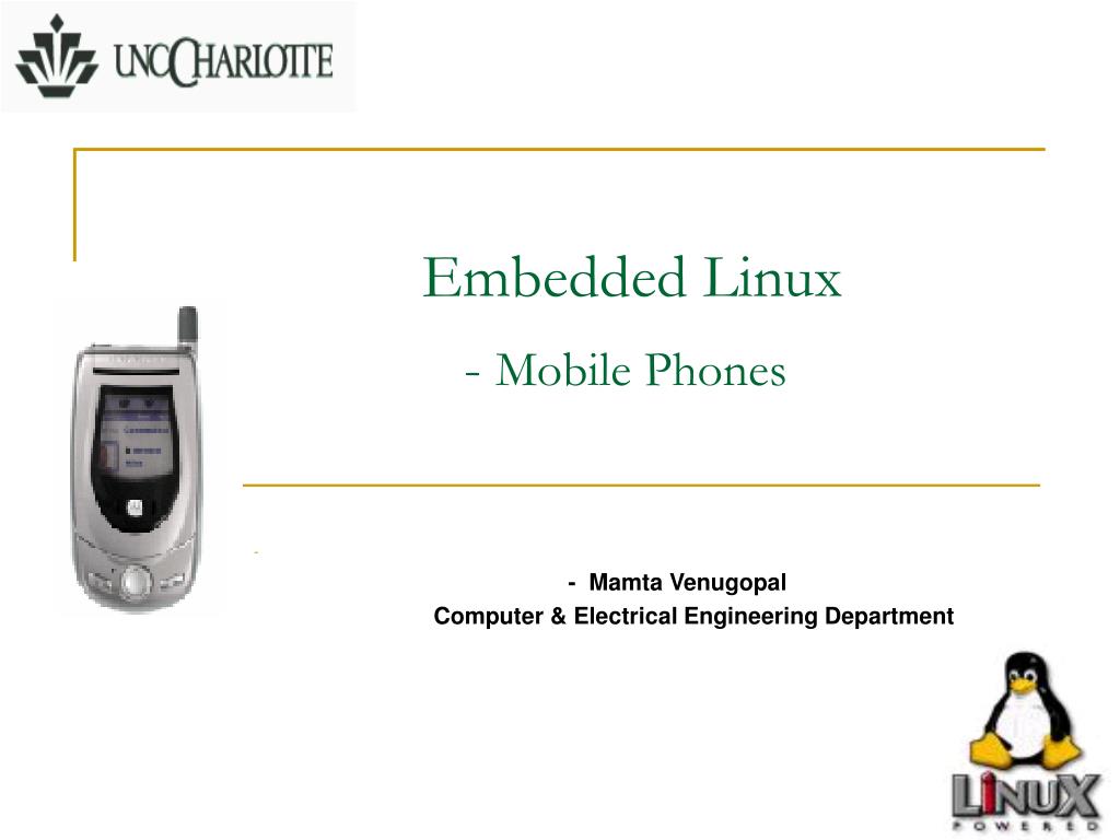 PPT - Embedded Linux - Mobile Phones PowerPoint Presentation, free ...