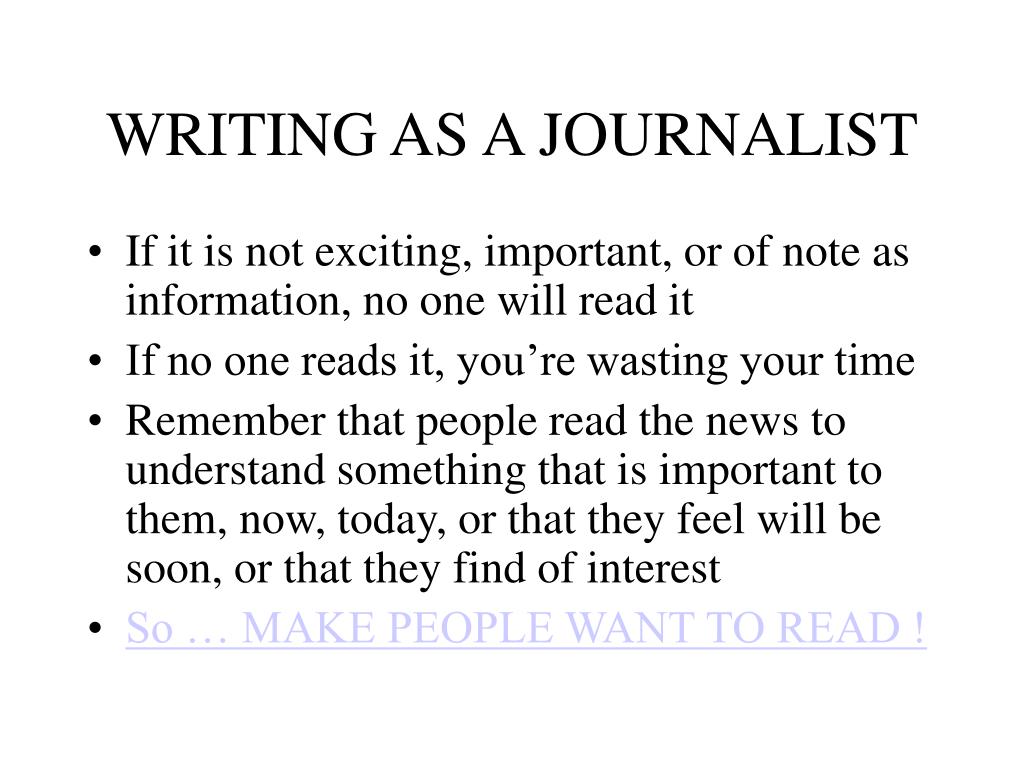 PPT - The Essentials of Effective Journalism: Captivating Your Audience ...