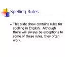 PPT - Spelling Bee Rules PowerPoint Presentation, free download - ID ...