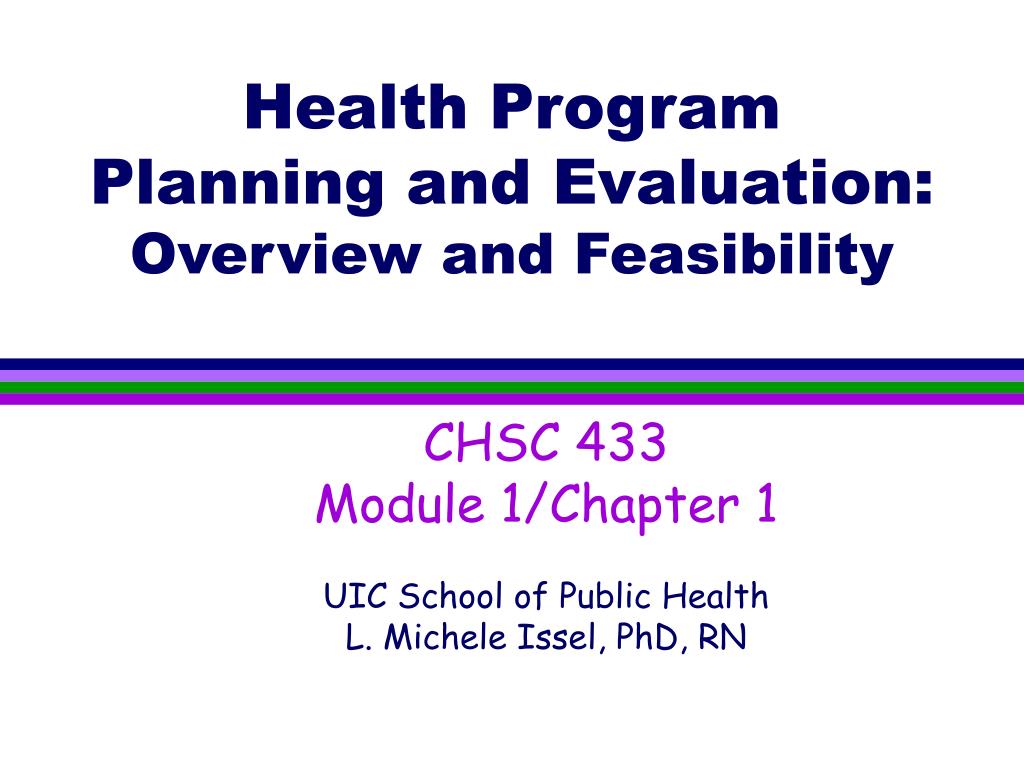 PPT - Health Program Planning and Evaluation: Overview and Feasibility ...