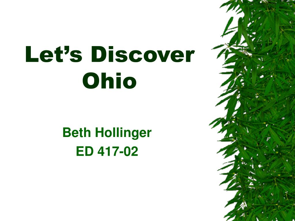PPT - Let’s Discover Ohio PowerPoint Presentation, free download - ID ...