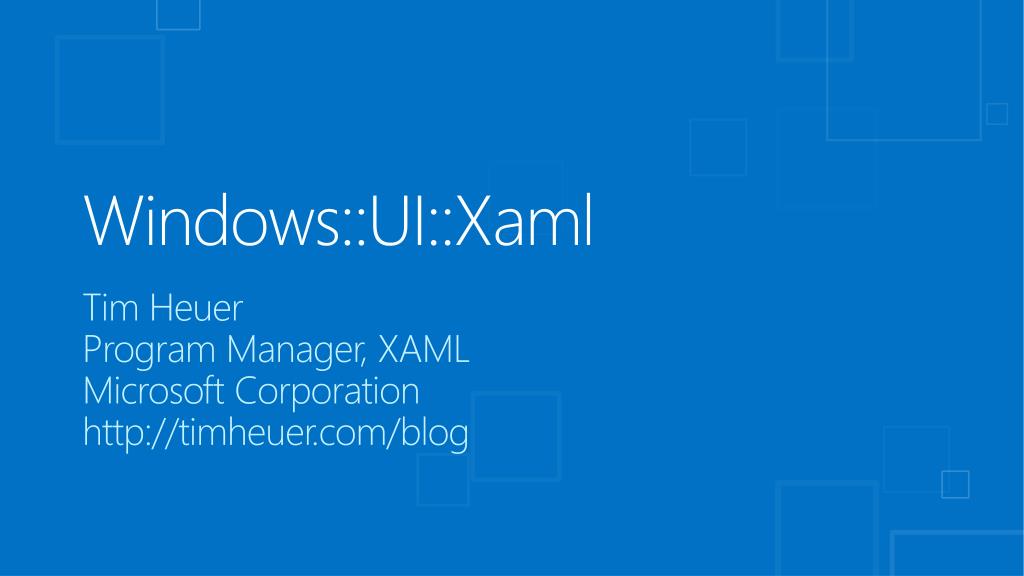 PPT - Windows::UI:: Xaml PowerPoint Presentation, free download - ID ...