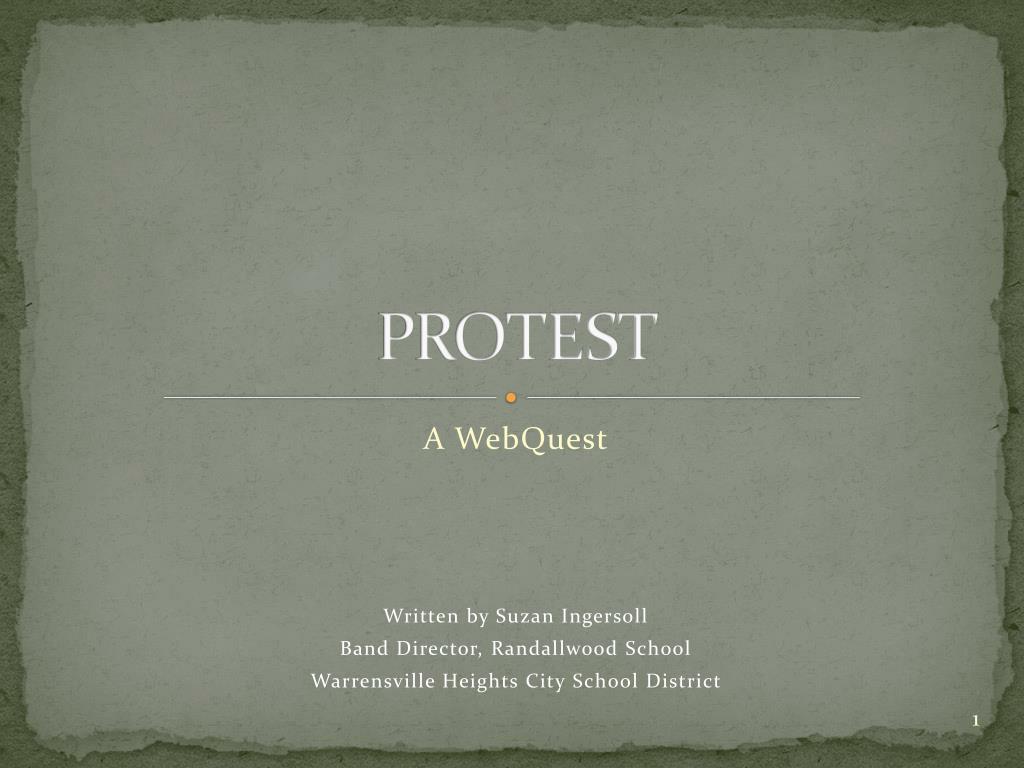 PPT - PROTEST PowerPoint Presentation, free download - ID:1323148