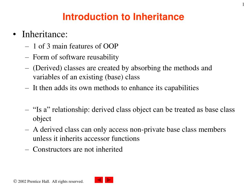 PPT - Understanding Inheritance in Object-Oriented Programming ...