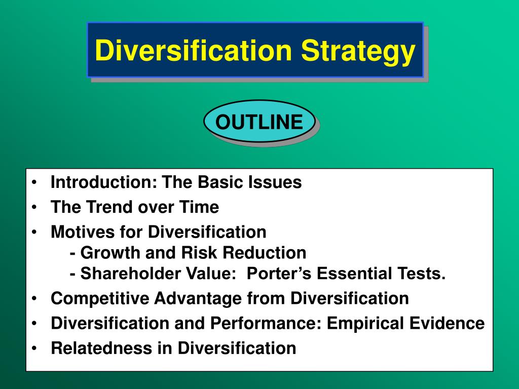 PPT - Diversification Strategy PowerPoint Presentation, free download ...