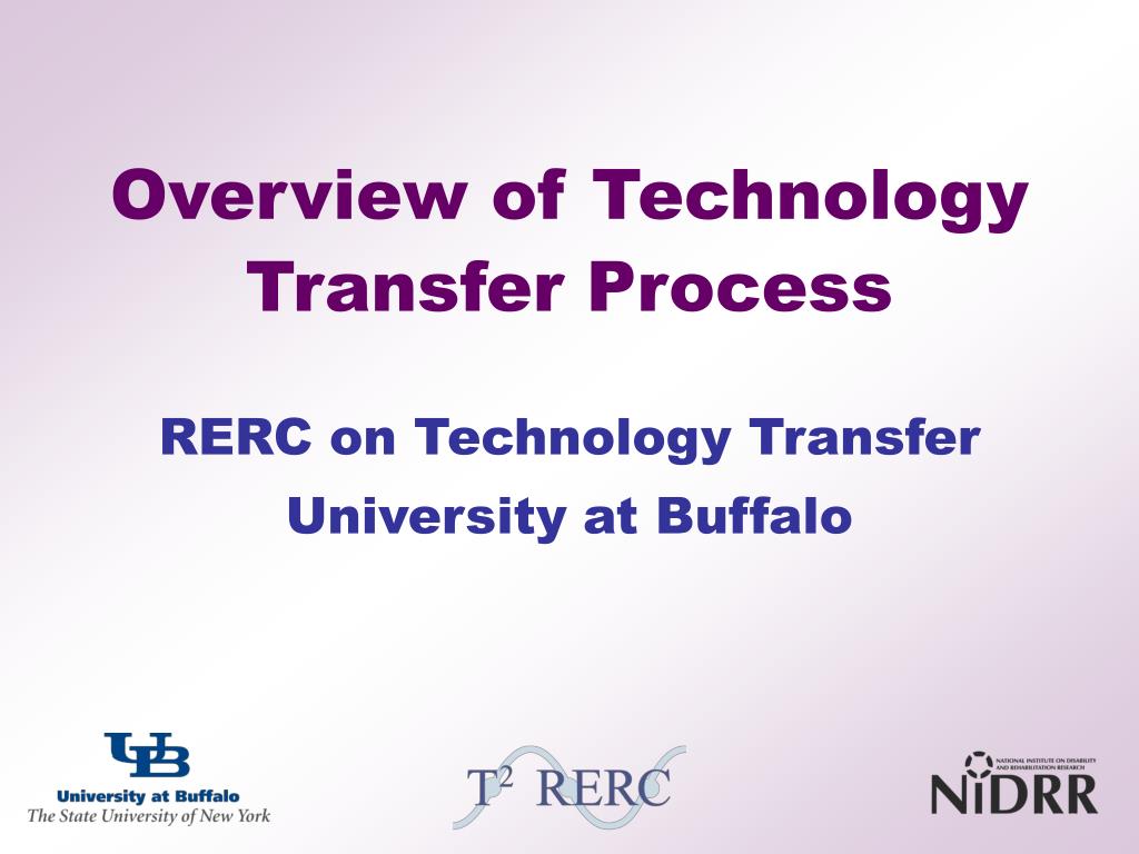 PPT - Overview of Technology Transfer Process PowerPoint Presentation ...