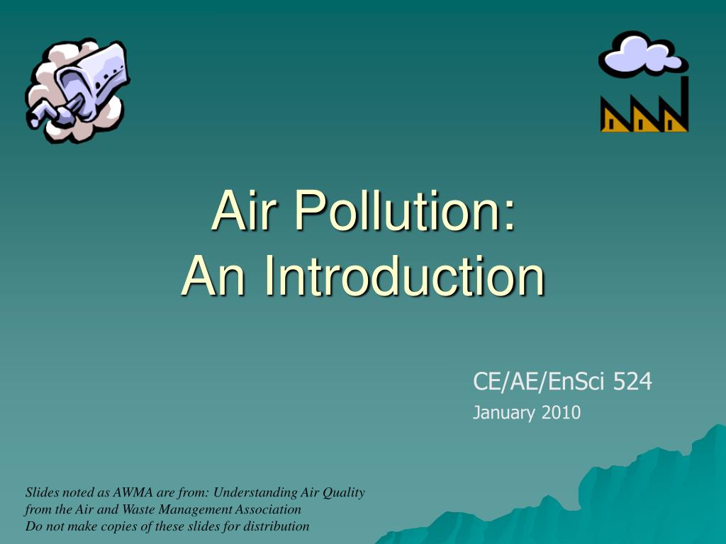 PPT - Air Pollution: An Introduction PowerPoint Presentation, free ...