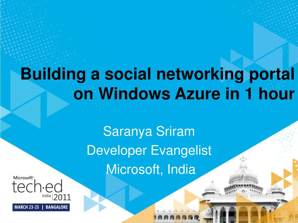 PPT - Building a social networking portal on Windows Azure in 1 hour ...