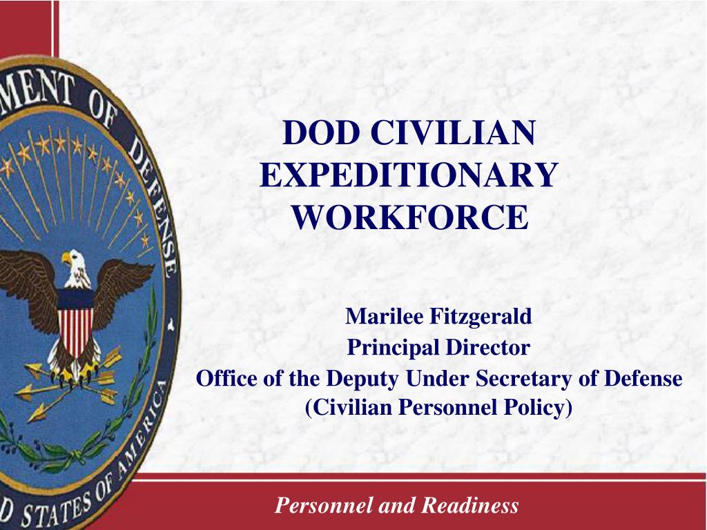 PPT - DOD CIVILIAN EXPEDITIONARY WORKFORCE PowerPoint Presentation ...