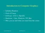 PPT - INTRODUCTION TO COMPUTER GRAPHICS PowerPoint Presentation, free ...