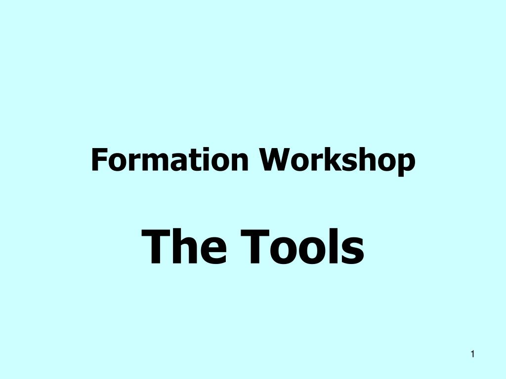 PPT - Formation Workshop PowerPoint Presentation, free download - ID ...