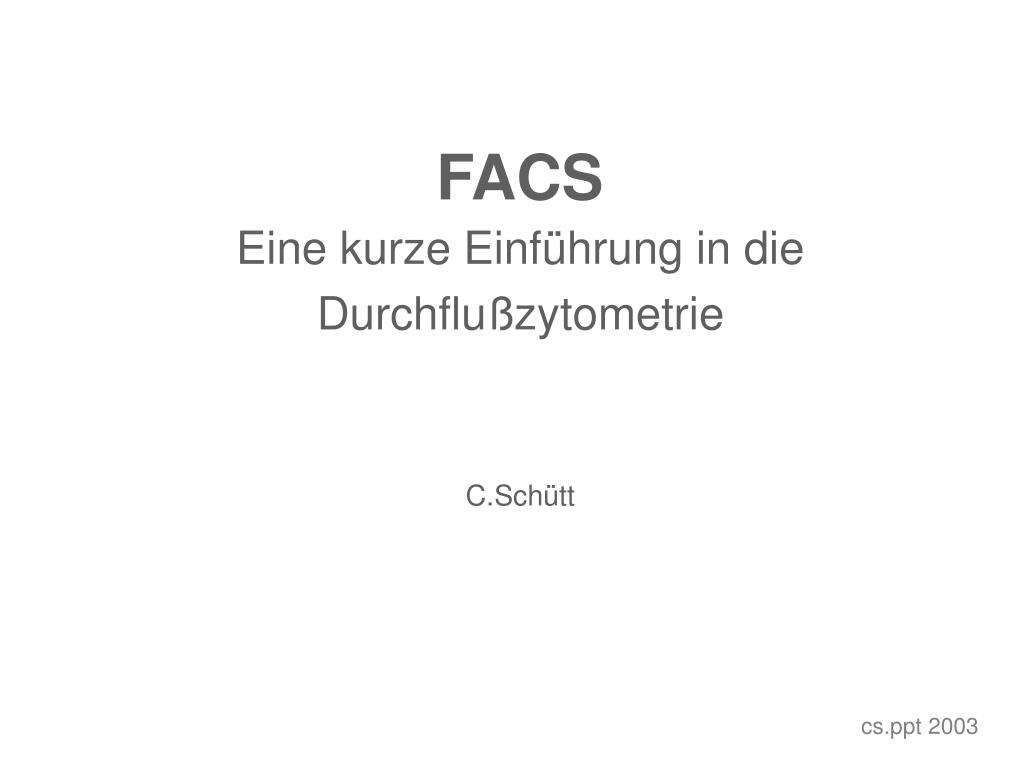 PPT - FACS PowerPoint Presentation, free download - ID:1336703
