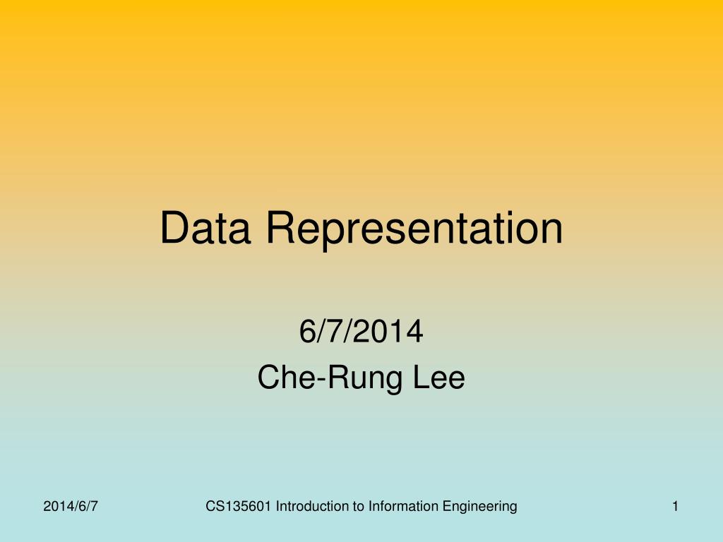PPT - Data Representation PowerPoint Presentation, free download - ID ...