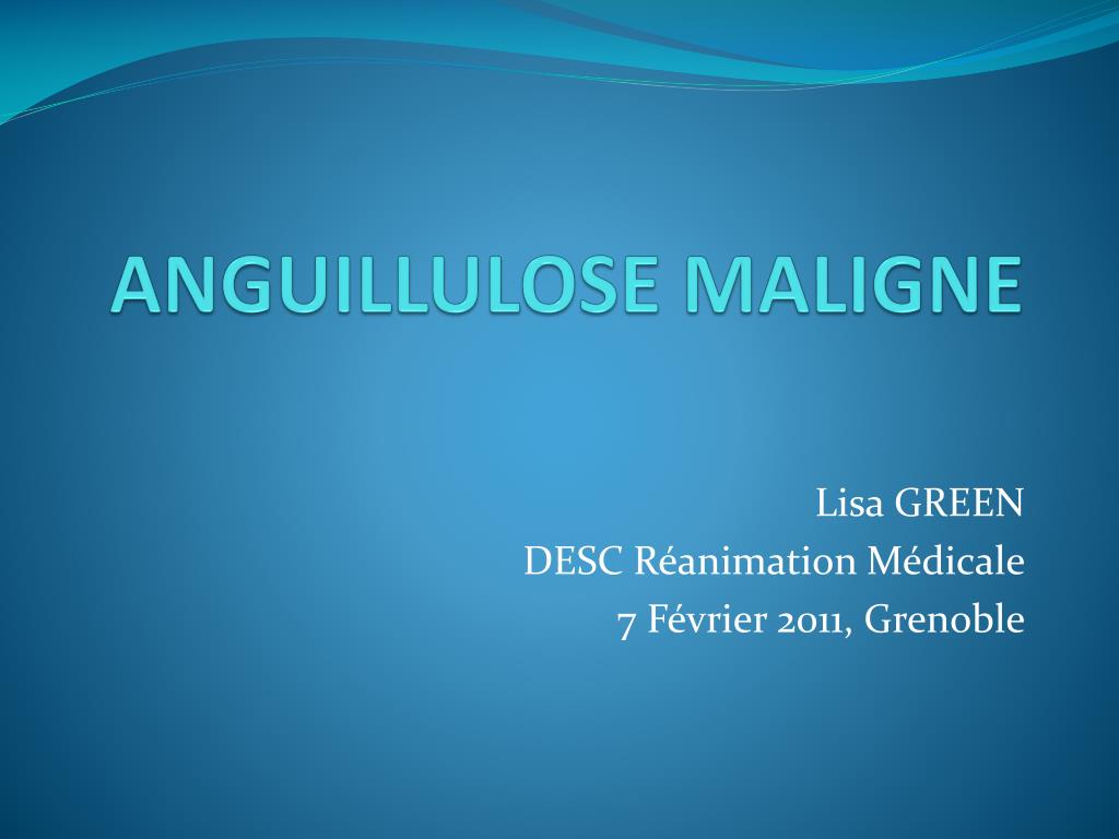 PPT - ANGUILLULOSE MALIGNE PowerPoint Presentation, free download - ID ...