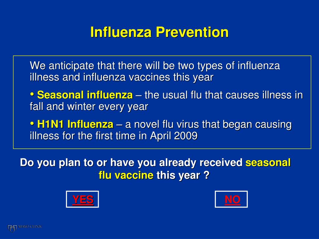 PPT - Influenza Prevention PowerPoint Presentation, free download - ID ...