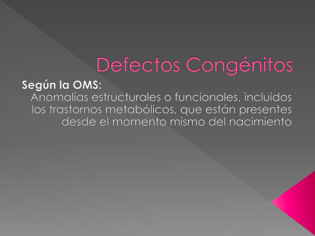 PPT - Defectos Congénitos PowerPoint Presentation, free download - ID ...