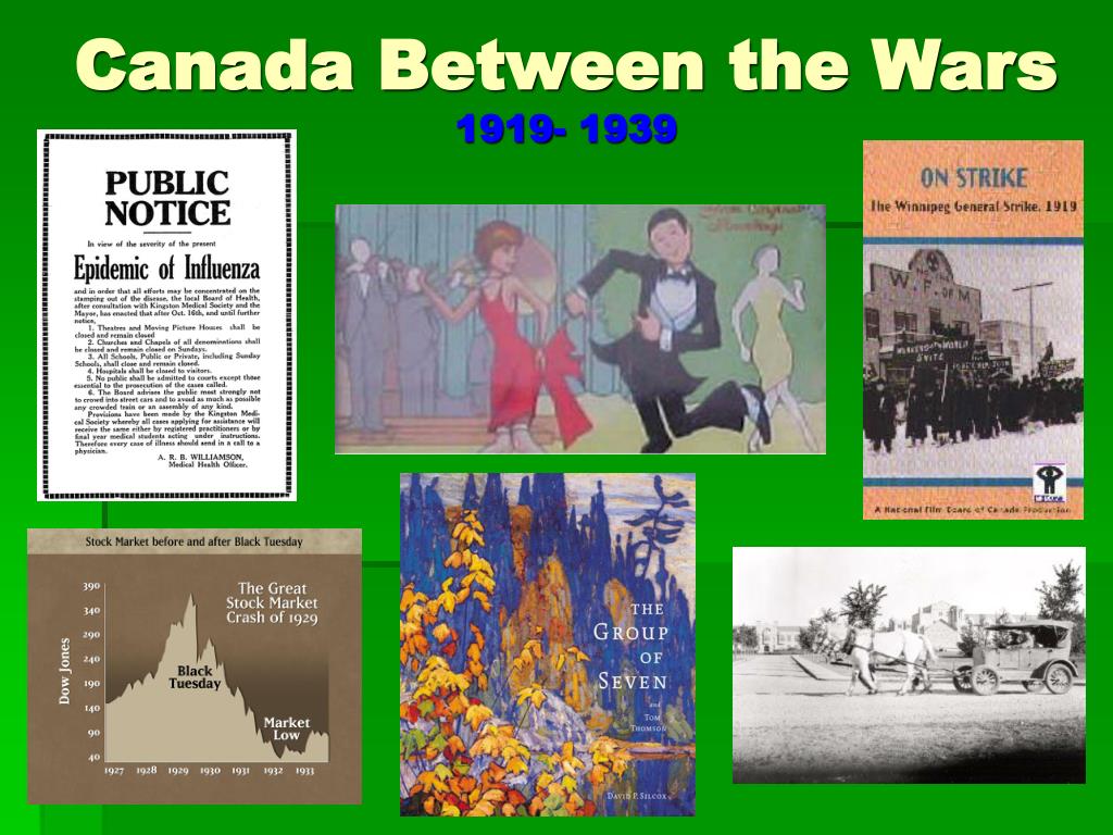 PPT - Canada Between the Wars 1919- 1939 PowerPoint Presentation, free ...