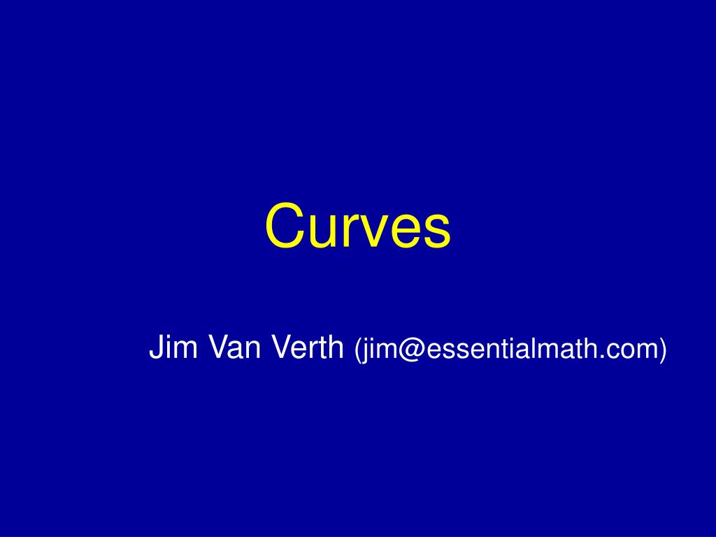 PPT - Curves PowerPoint Presentation, free download - ID:134896