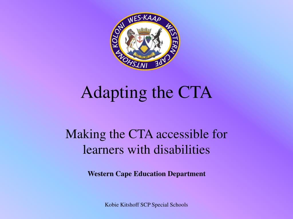 PPT - Adapting the CTA PowerPoint Presentation, free download - ID:1349471