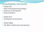 PPT - Developmental Psychology PowerPoint Presentation, free download ...