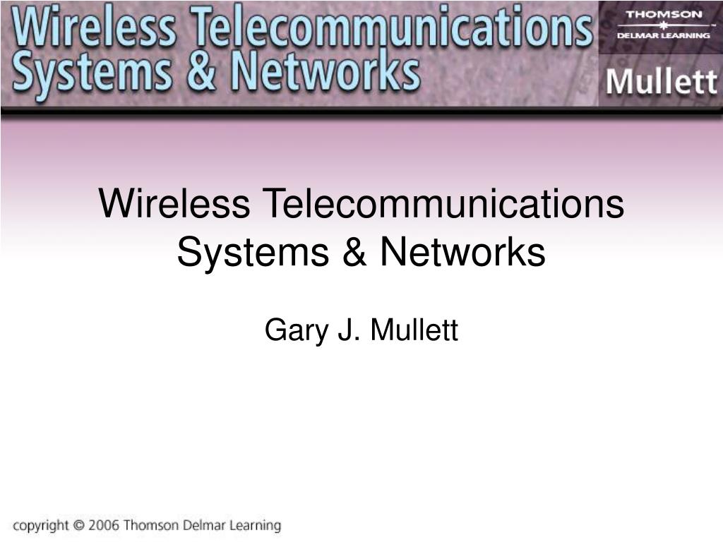 PPT - Wireless Telecommunications Systems & Networks PowerPoint ...