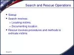 PPT - Search and Rescue PowerPoint Presentation, free download - ID:9665994