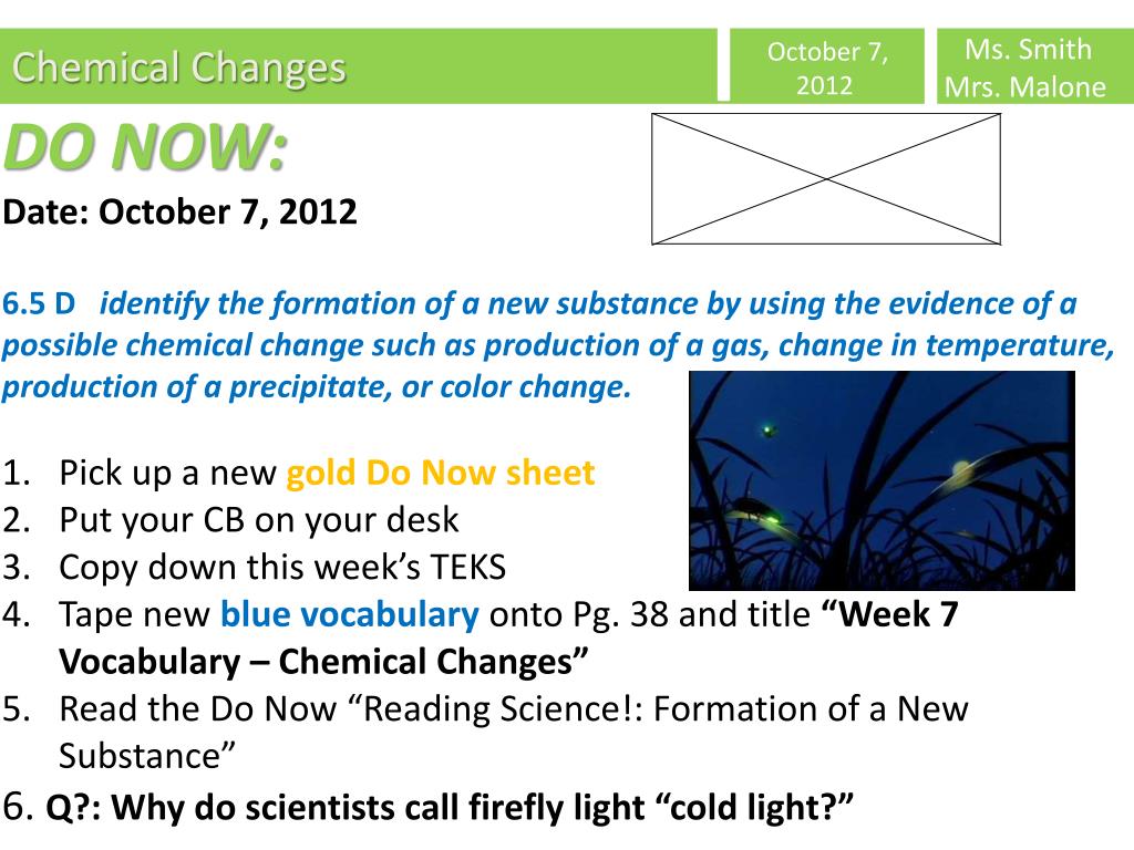 PPT - Chemical Changes PowerPoint Presentation, free download - ID:1358137