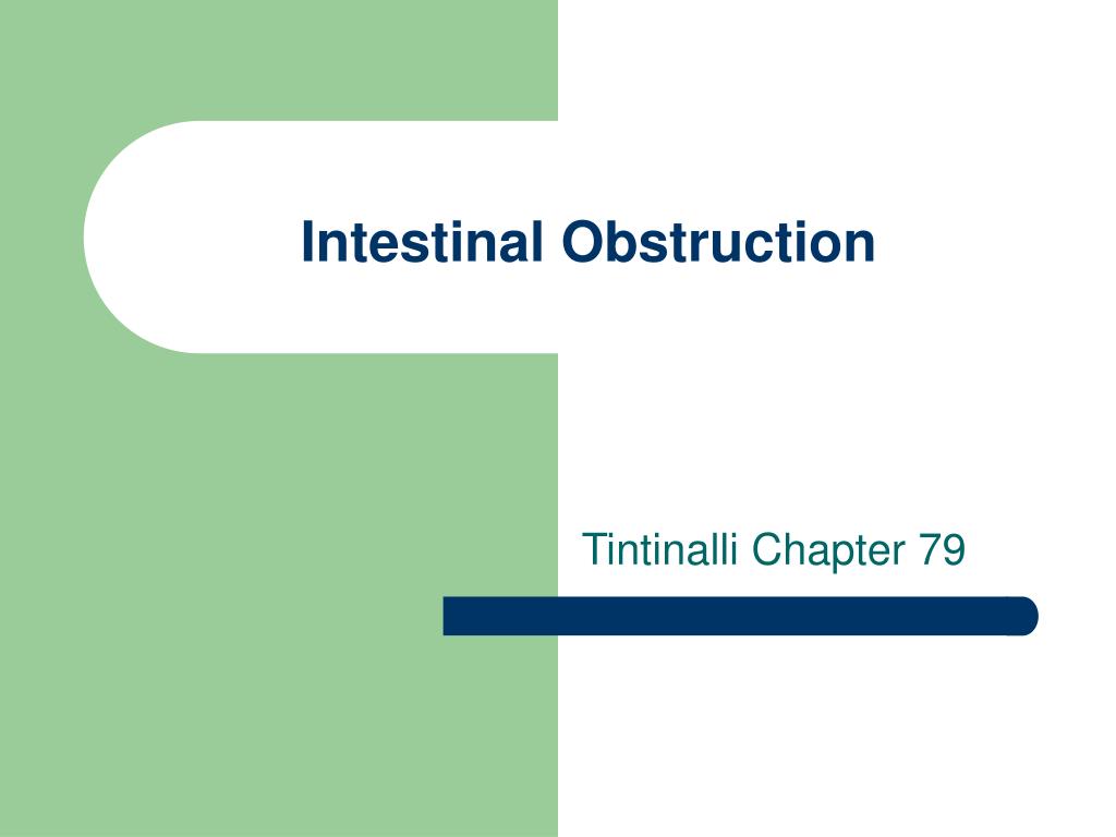 PPT - Intestinal Obstruction PowerPoint Presentation, free download ...