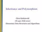 PPT - Inheritance and Polymorphism PowerPoint Presentation, free ...