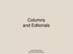 PPT - Writing editorials and opinion columns PowerPoint Presentation ...