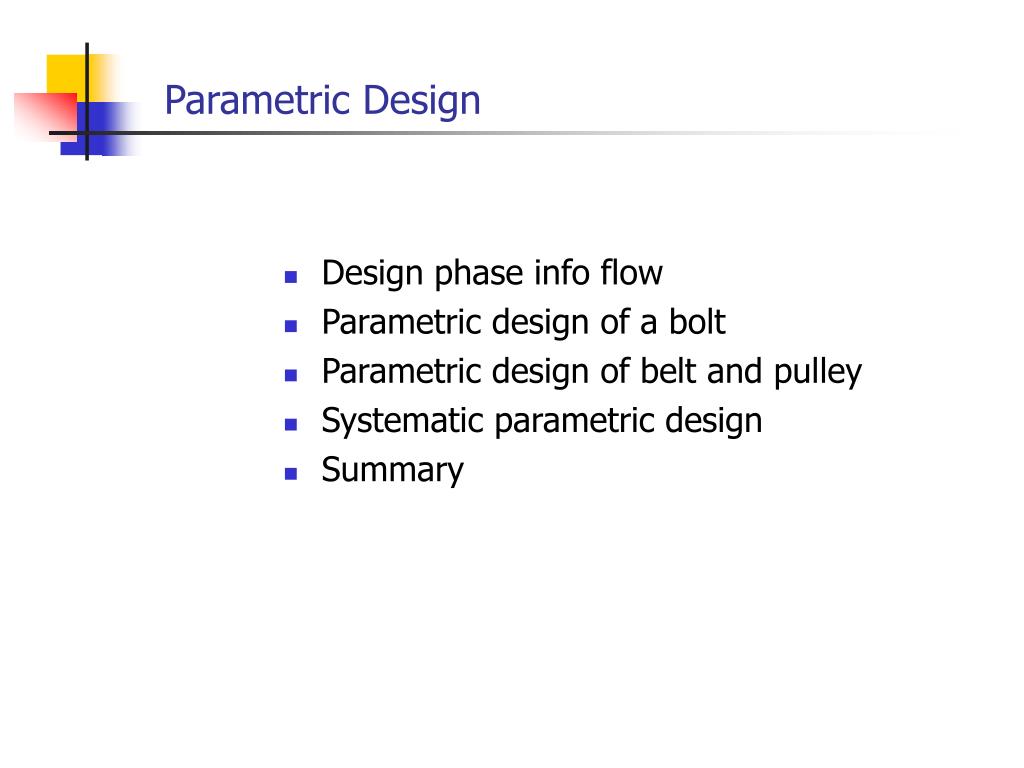 PPT - Parametric Design PowerPoint Presentation, free download - ID:1361123