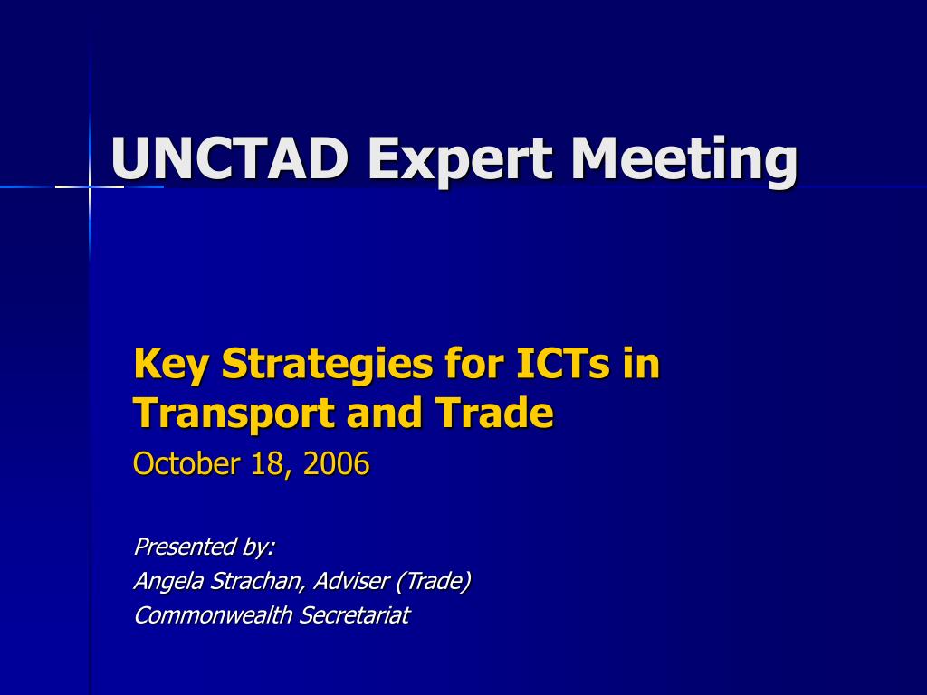 PPT - UNCTAD Expert Meeting PowerPoint Presentation, free download - ID ...