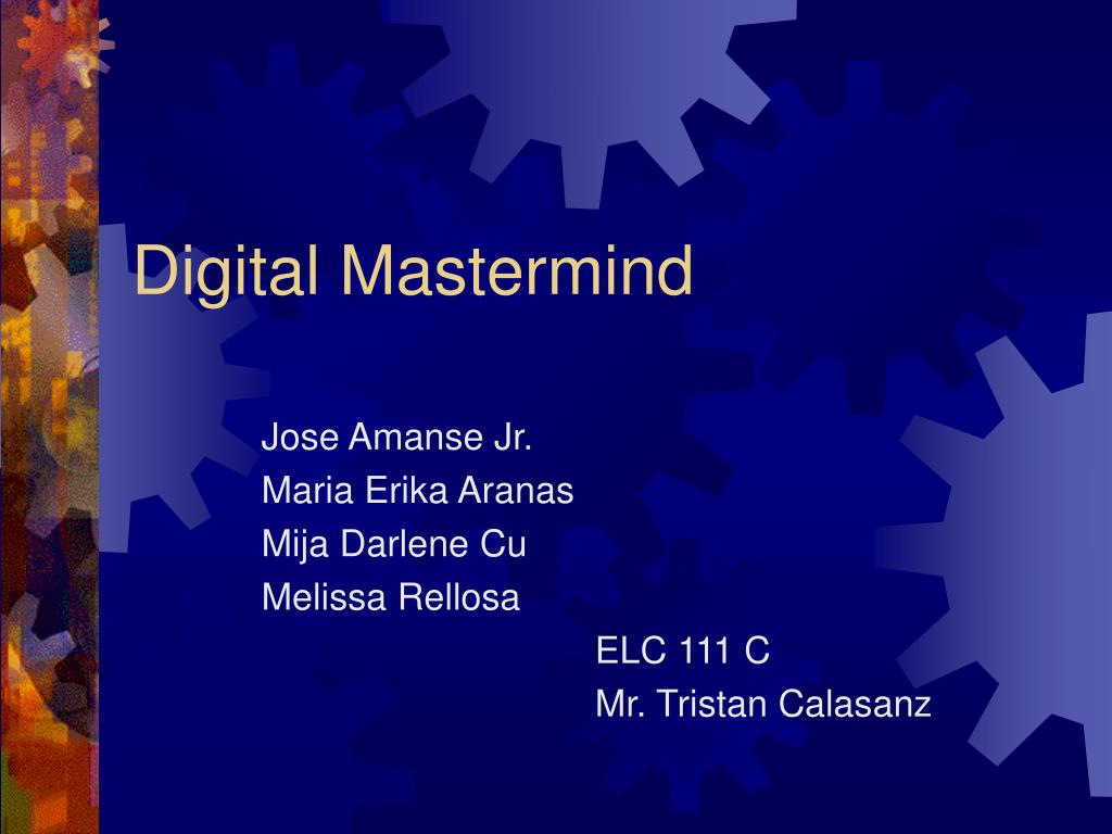 PPT - Digital Mastermind PowerPoint Presentation, free download - ID ...
