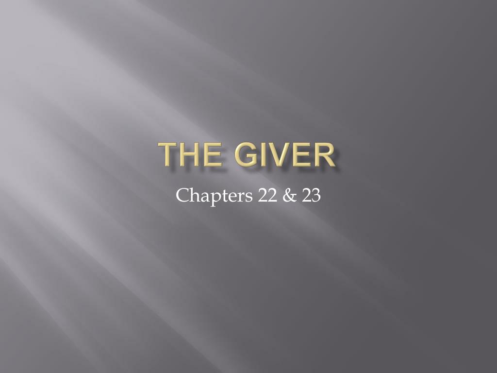 PPT - The Giver PowerPoint Presentation, free download - ID:1366713