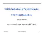 PPT - CS 267: Applications of Parallel Computers Graph Partitioning PowerPoint Presentation - ID ...