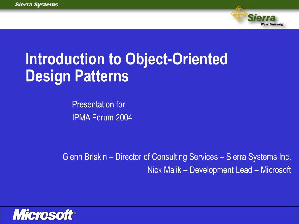 PPT - Introduction to Object-Oriented Design Patterns PowerPoint Presentation - ID:1367543