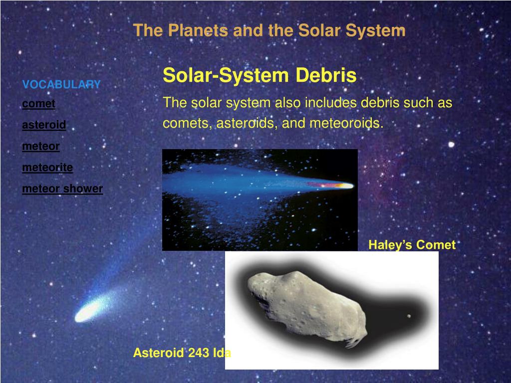 PPT - Solar-System Debris PowerPoint Presentation, free download - ID ...