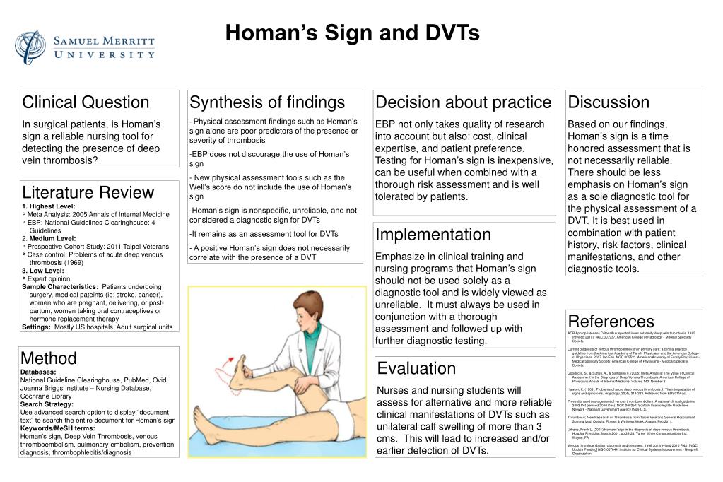 PPT - Homan’s Sign and DVTs PowerPoint Presentation, free download - ID ...