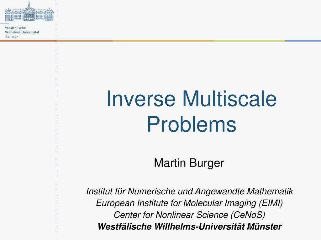 PPT - Inverse Multiscale Problems PowerPoint Presentation, free ...