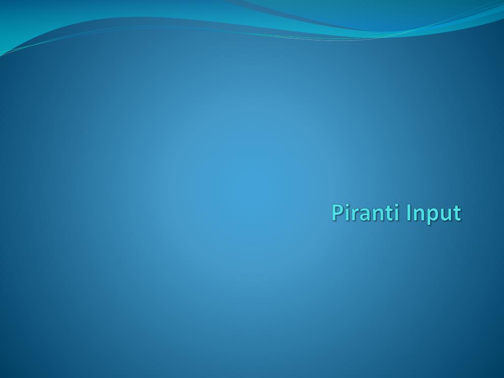 PPT - Piranti Input PowerPoint Presentation, free download - ID:1375046